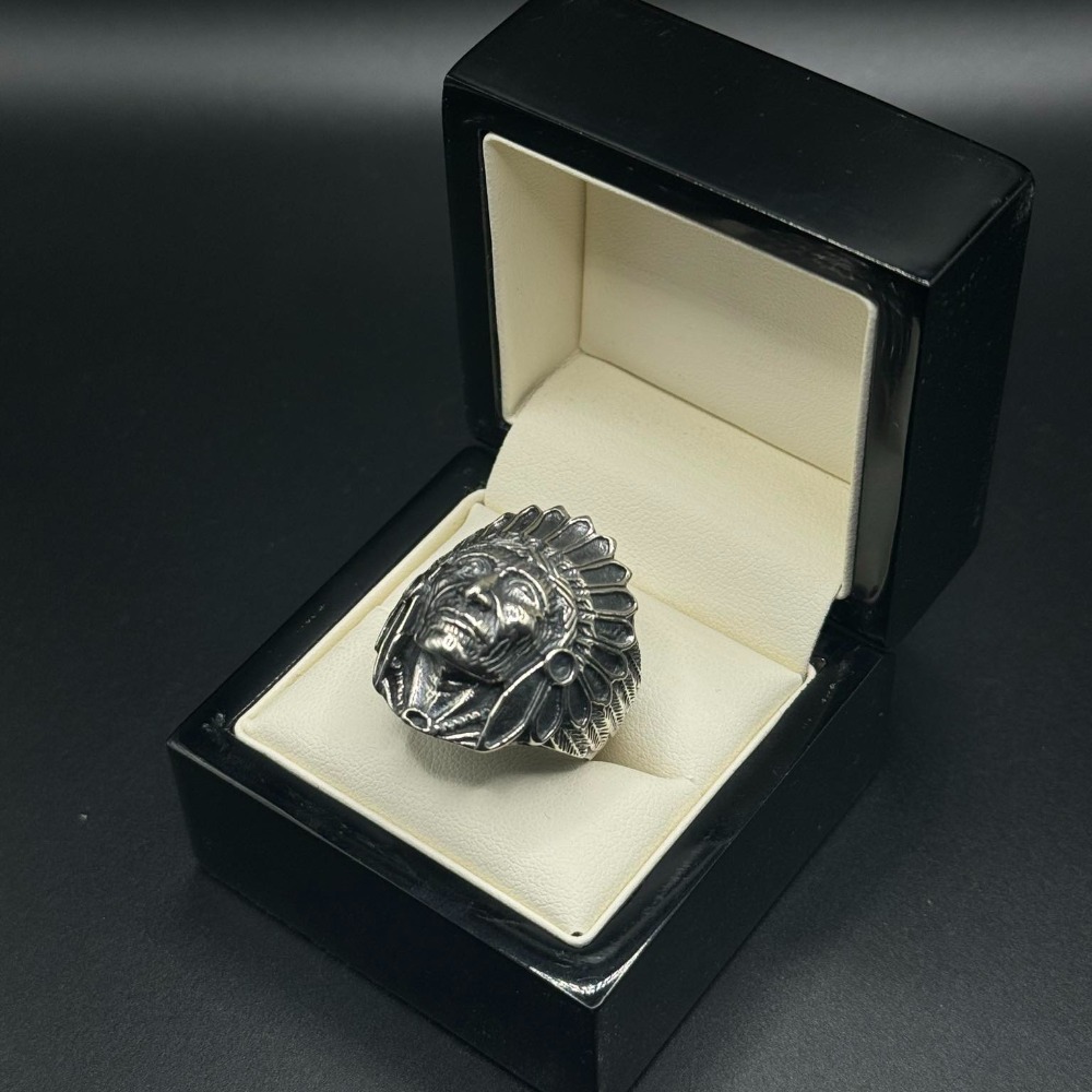 Silver Chieftain Head Ring - Own4Less